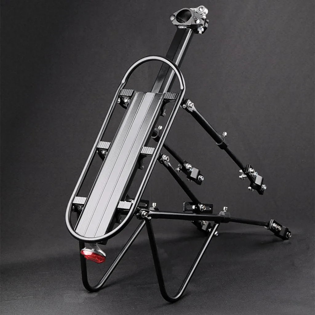 Bike Back Rack Bag Lightweight Aluminum Alloy Bike And Cargo Rack For ...