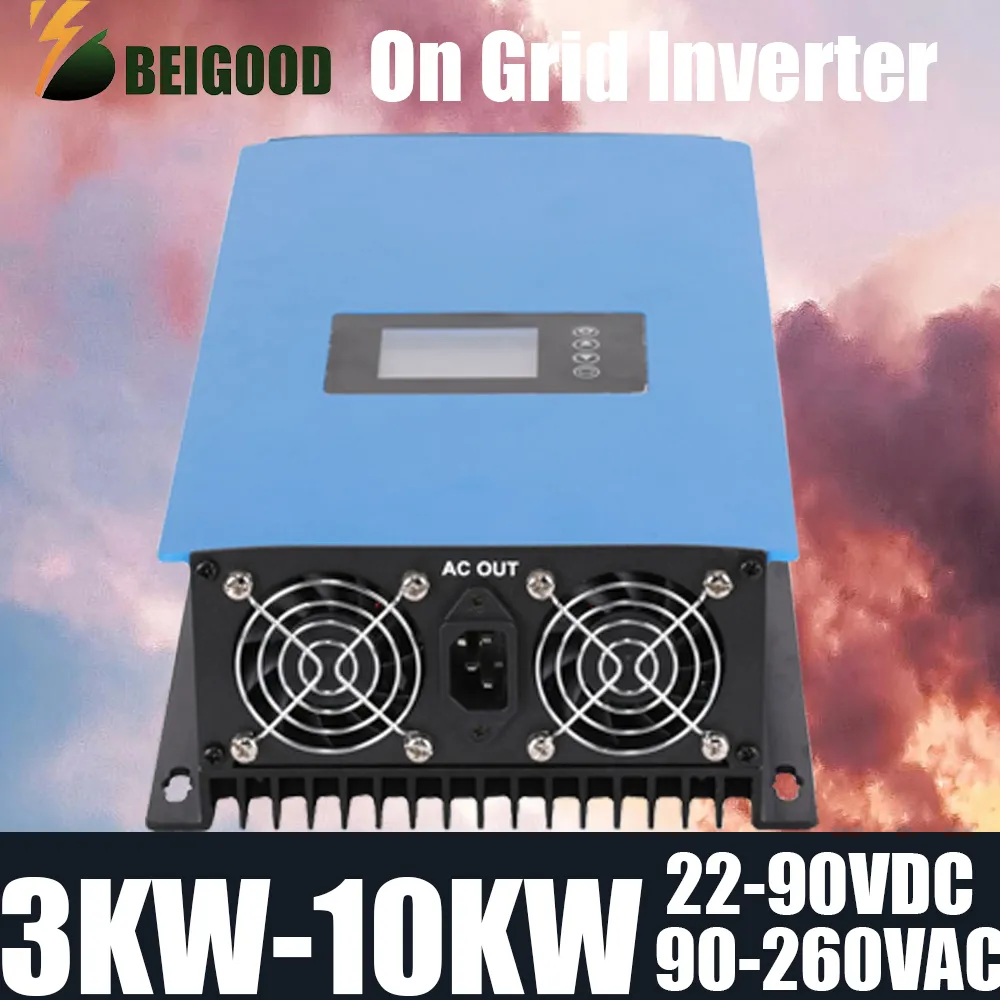 5KW-10KW Pure Sine Wave Wind Turbine Inverter with Limiter - On Grid ...