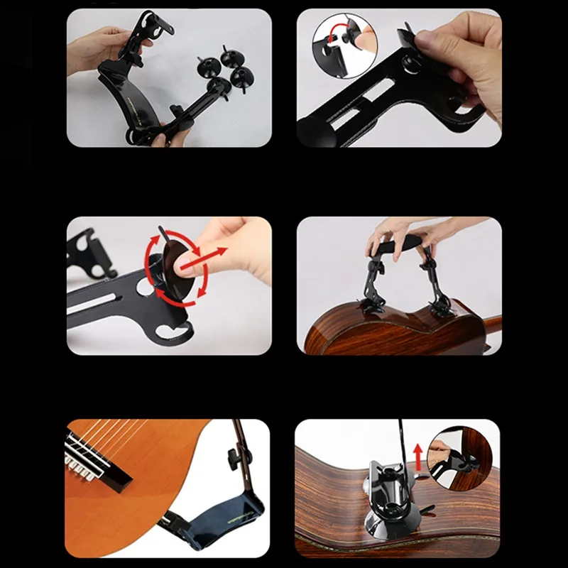 DHgate.com:Mahogany Wood Guitar Support with Anti-Slip Rubber Footstool ...
