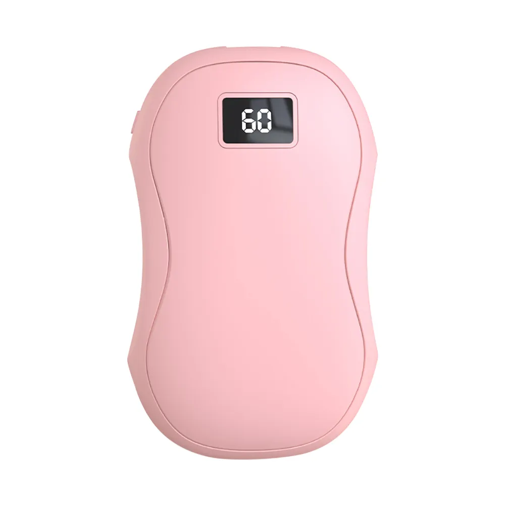 2-in-1 USB Hand Warmer & 2400mAh Power Bank: Rechargeable Quick Heating Pocket Heater from ...