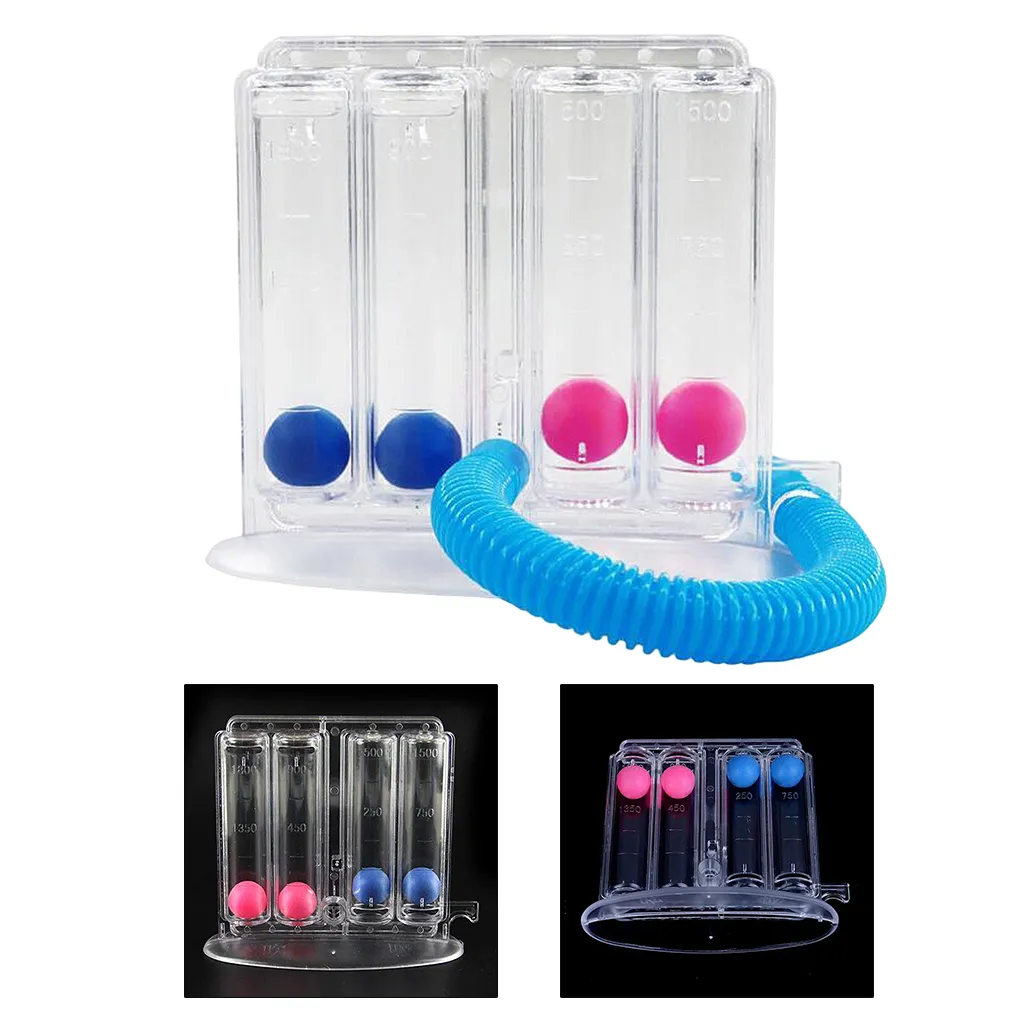 Breathing Exercise Device For Lungs 3+ Hundred Incentive Spirometer ...