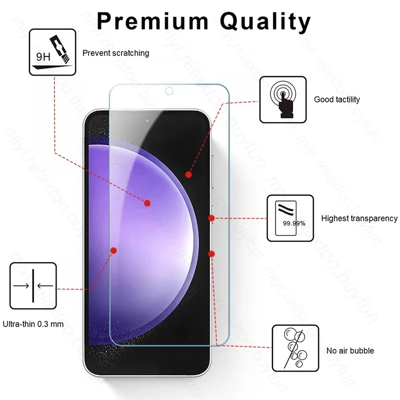 DHgate.com:2-Pack Screen Protectors Tempered Glass for Samsung Galaxy ...