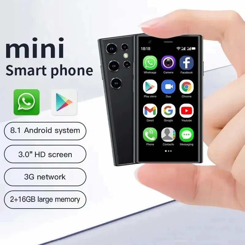 Mini smartphone Android 8.1 with 3.0-inch screen, dual SIM, 2GB RAM ...