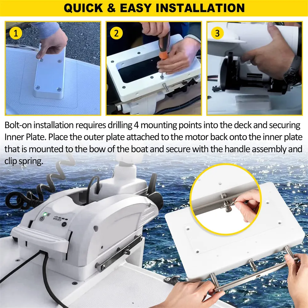 1854054 Riptide Trolling Motor Composite Quick Release Bracket Mount from Dhgate Abrasive ...