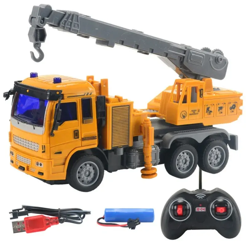 Remote Control Crane Toy: Heavy Duty Engineering Truck, 4 Channel ...