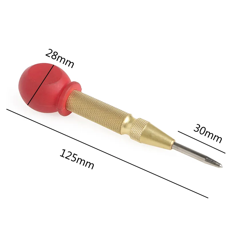 5' Spring Loaded Automatic Center Pin Hole Impact Punch with Protective ...