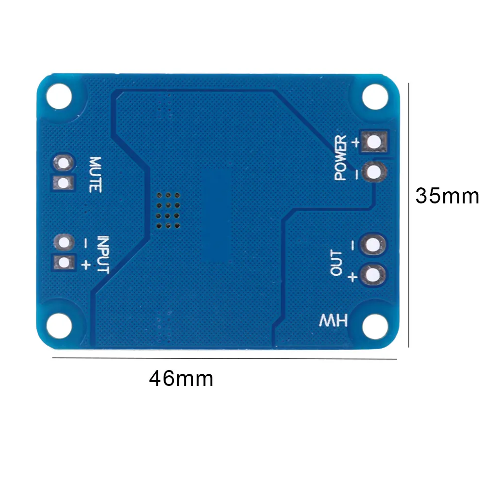 Class D Power Amplifier Module - Mono 60W Audio Amplifier Board, DC 8 ...
