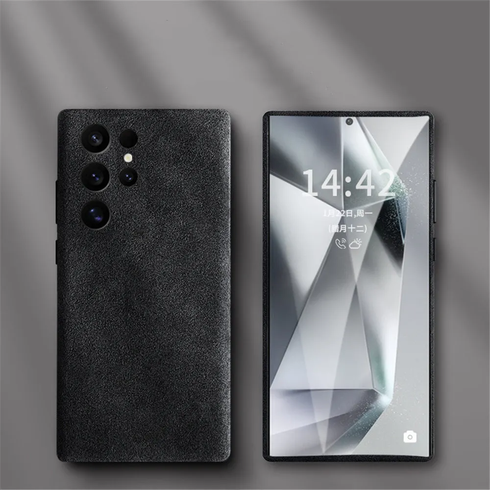 Mag Back Phone Case, Premium Faux Suede Magnetic Phone Protector For ...