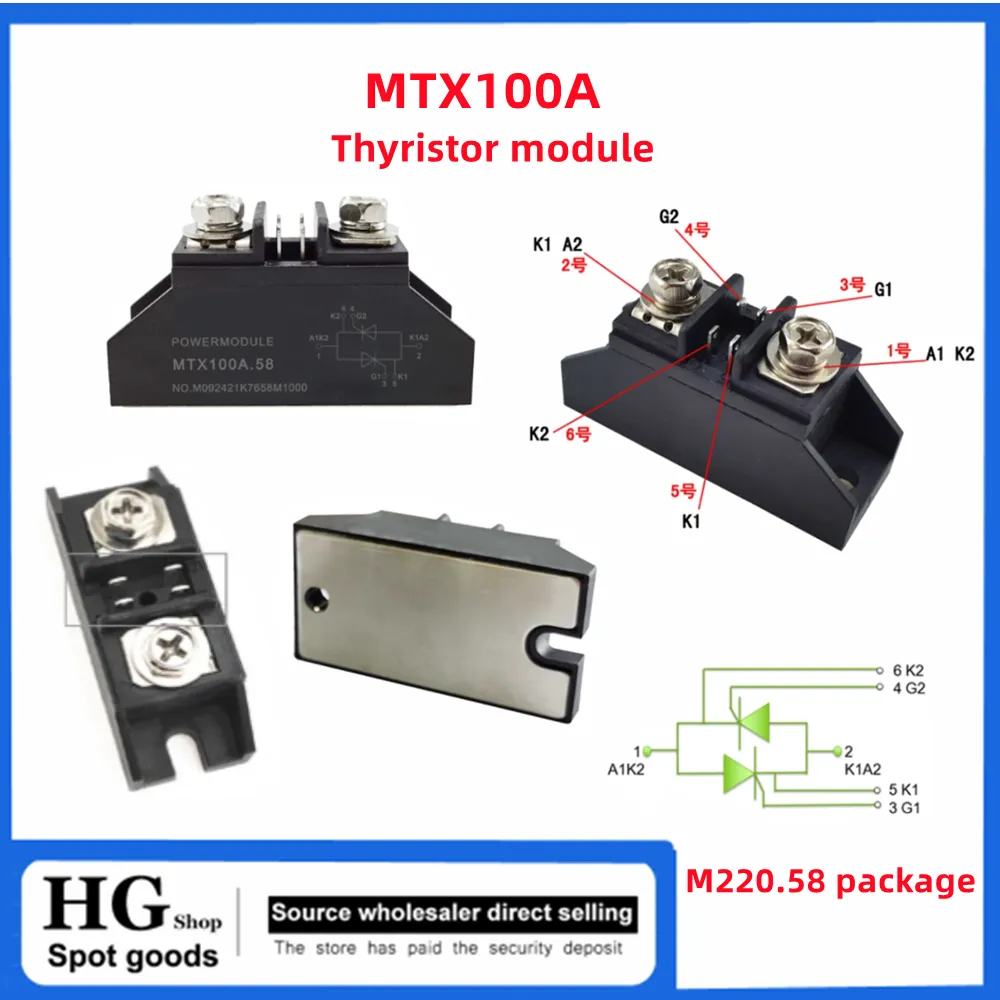 DHgate.com:New Small SCR Module MTX10A: Thyristor for Electric Heating ...