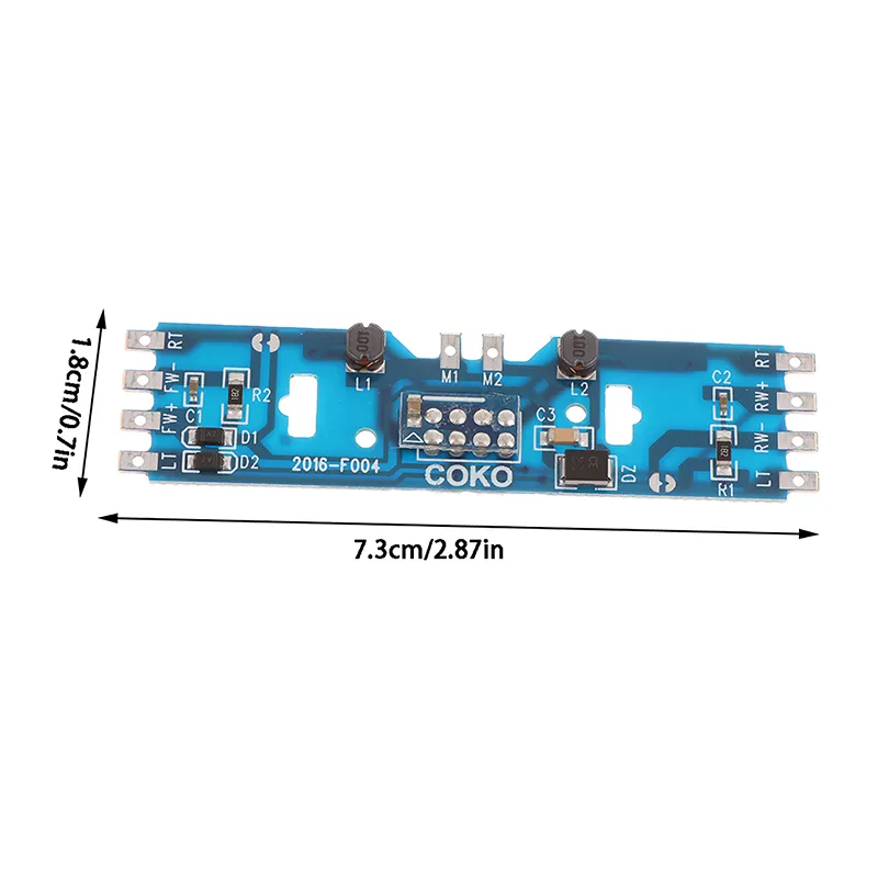HO Electric Train PCB Board, 8-Pin HO Scale Train Model DCC Base Board ...
