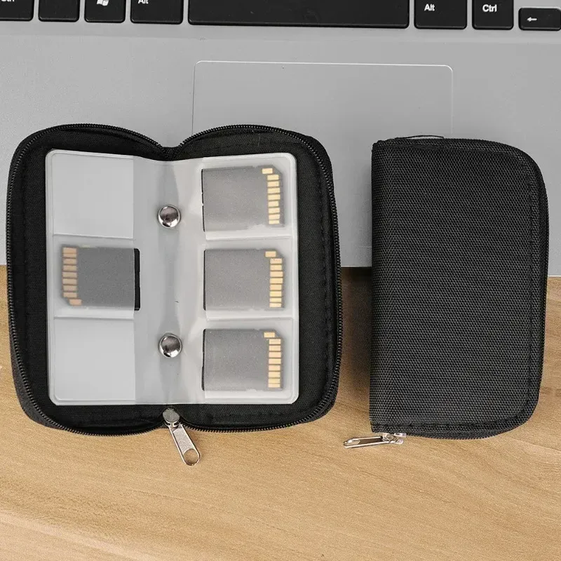 Micro SD Memory Card Carrying Case for Tablet: 22 Slots for CF/SD/SDHC ...