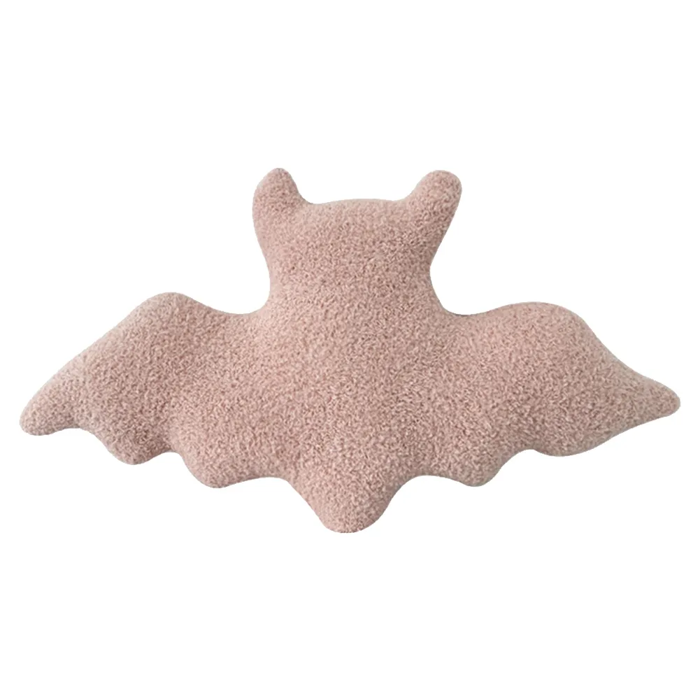 Cute Bat Plush Pillow - Soft Stuffed Animal Throw Pillow for Halloween ...