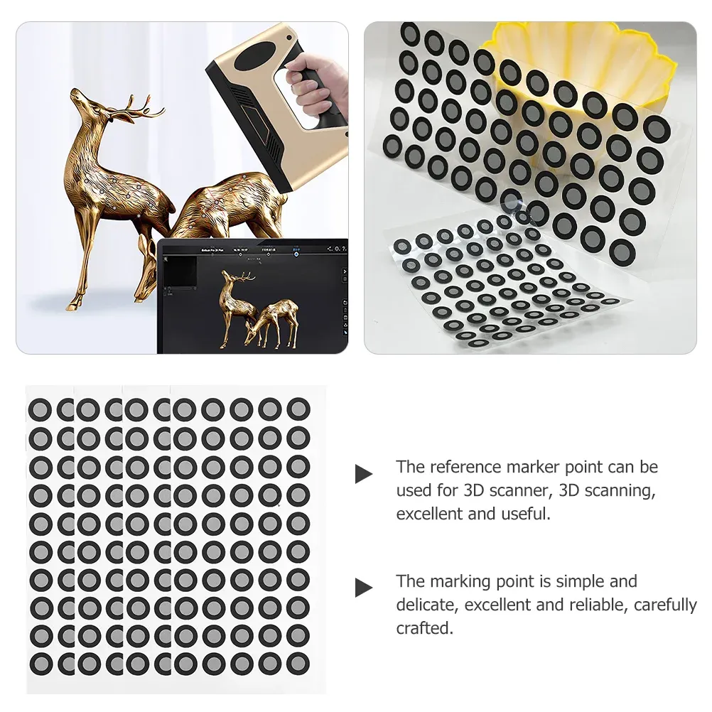DHgate.com:4-Pack Reflective Reference Points Stickers for 3D Scanning ...
