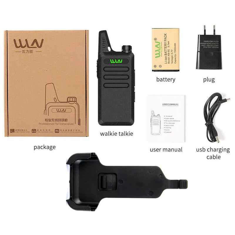 DHgate.com:5W UHF 16Ch WLN KD-C1 Mini Portable Radio Walkie Talkie with ...