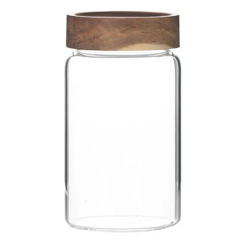 Household Food Grade Glass Storage Jars, Kitchen Storage Bottles ...