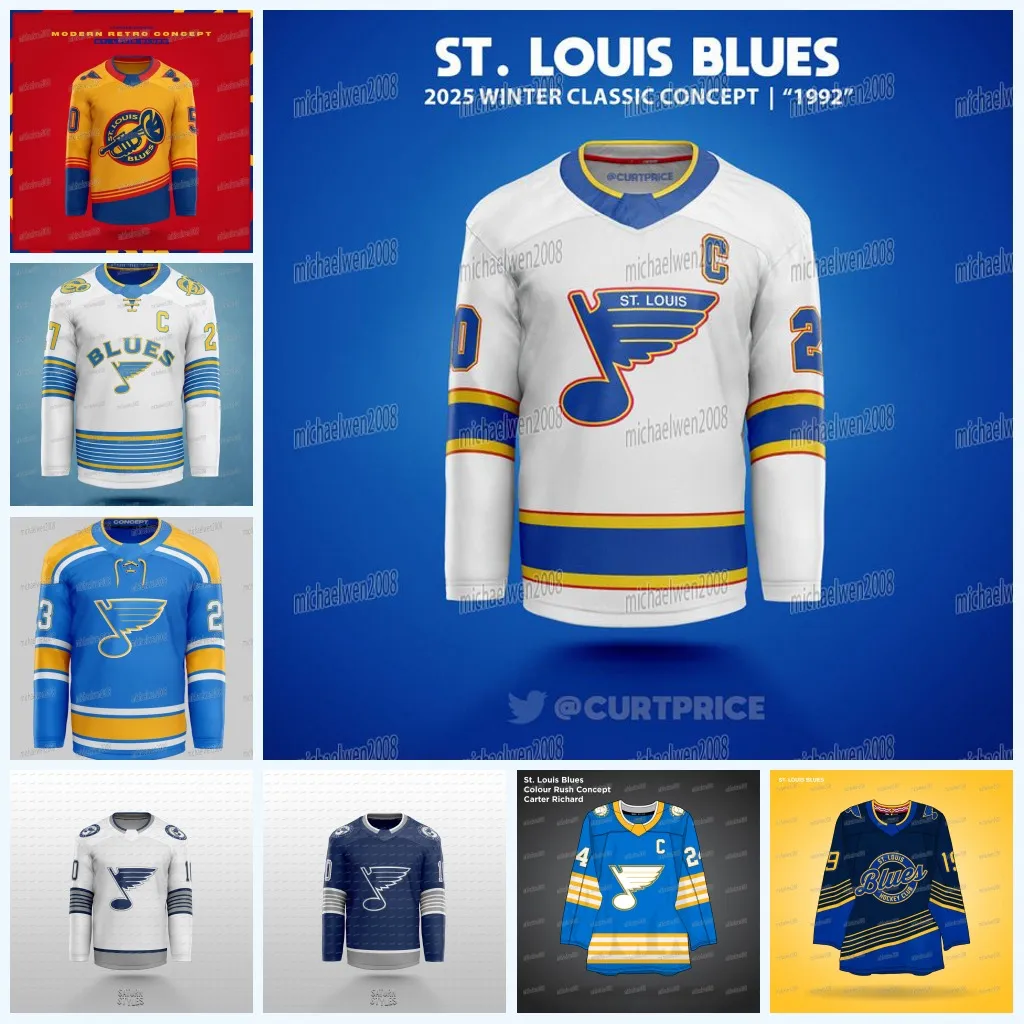 St. L Robert Thomas Blues 2024 25 Winter Classic... From Michaelwen2008 ...