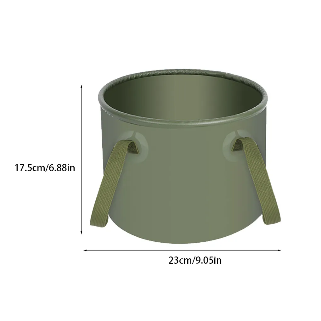 Collapsible Plastic Water Bucket with Hanging Rope for Fishing, Camping ...