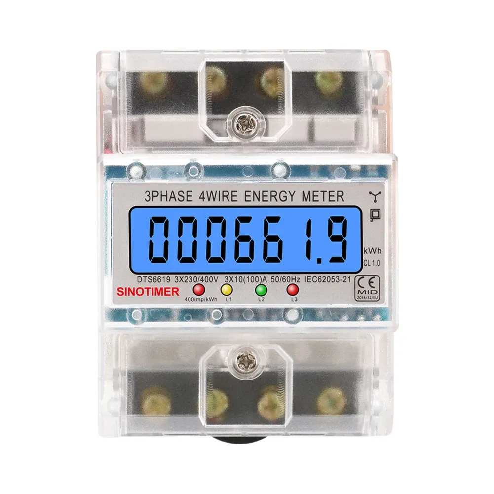 DHgate.com:3-Phase 4-Wire LCD Electric Energy Meter: Real-Time Energy ...