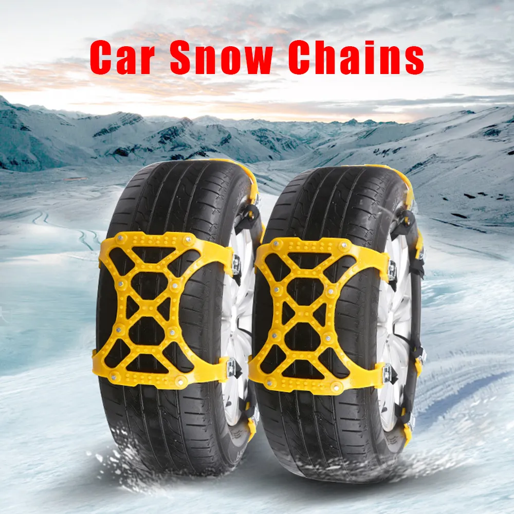 DHgate.com:2024TPU Snow Chains for Car Tires, Steel Nail Anti-Skid ...