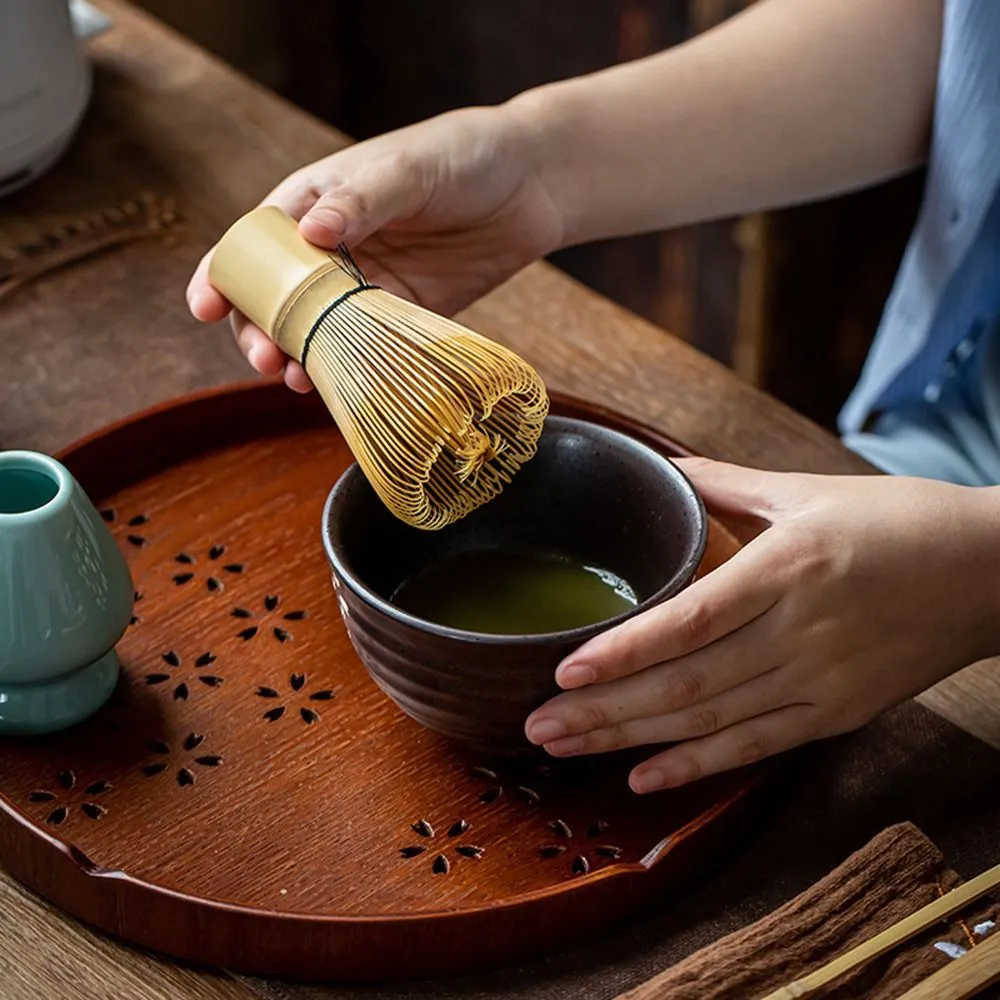 Japanese green tea and matcha with 80 Fringe, Green Tea Powder, Whisk ...