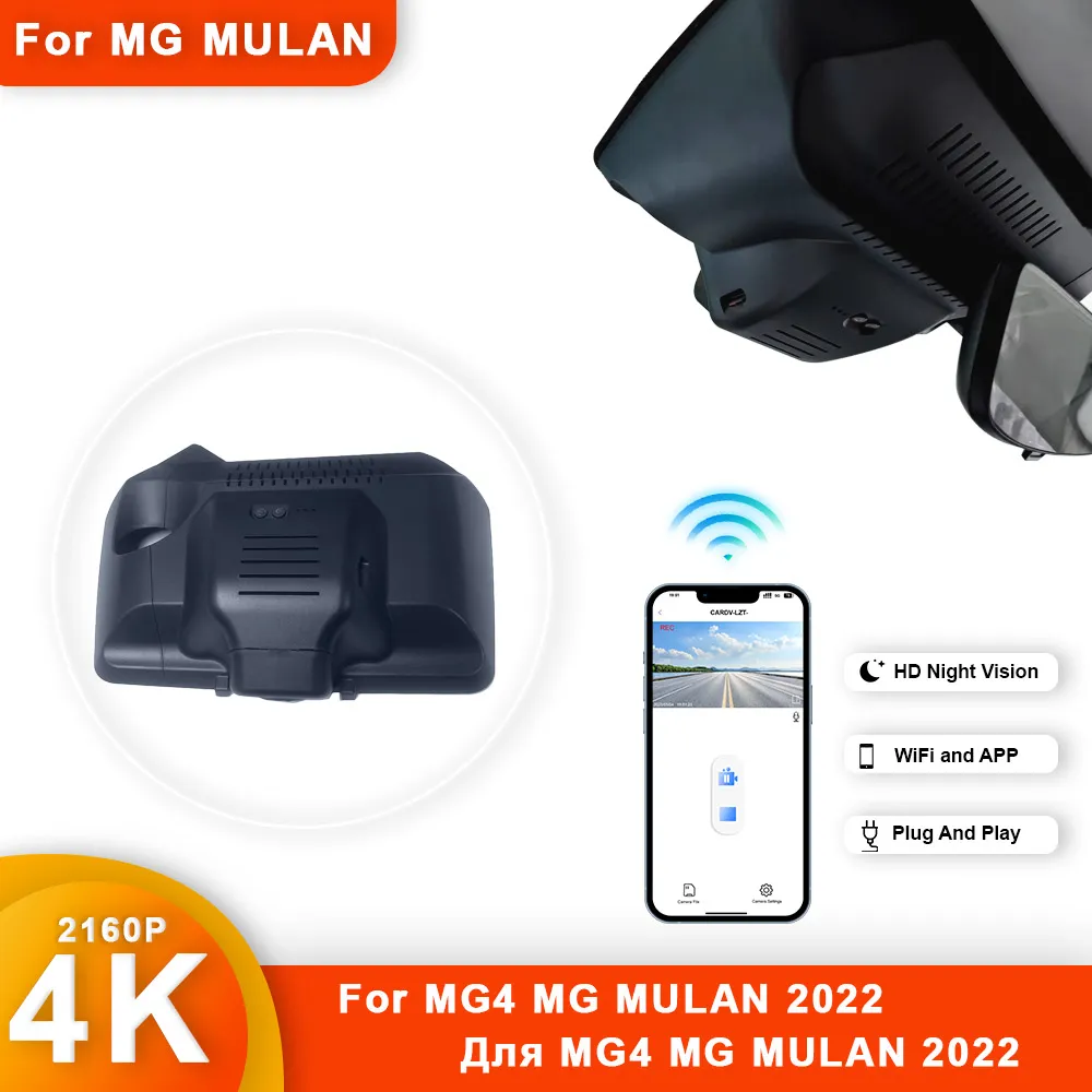 4K HD 2160P Digital Video Recorder for Car - Dual Lens Dash Cam with ...