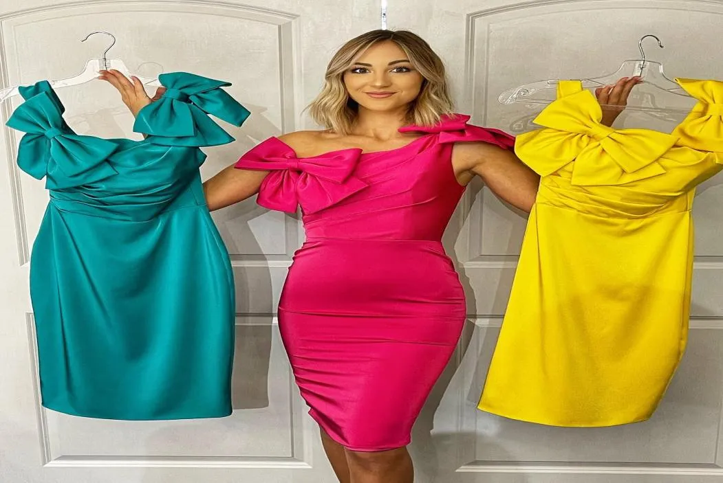 DHgate.com:Miss Lady Pageant Interview Dress 2023 Bows OneShoulder ...