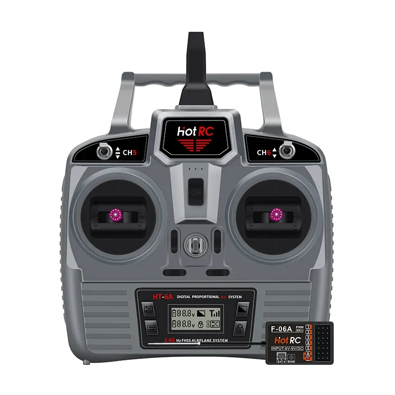 DHgate.com:Upgraded RC F-06A 6CH Receiver for HotRC CT-6A HT-6A DS600 ...