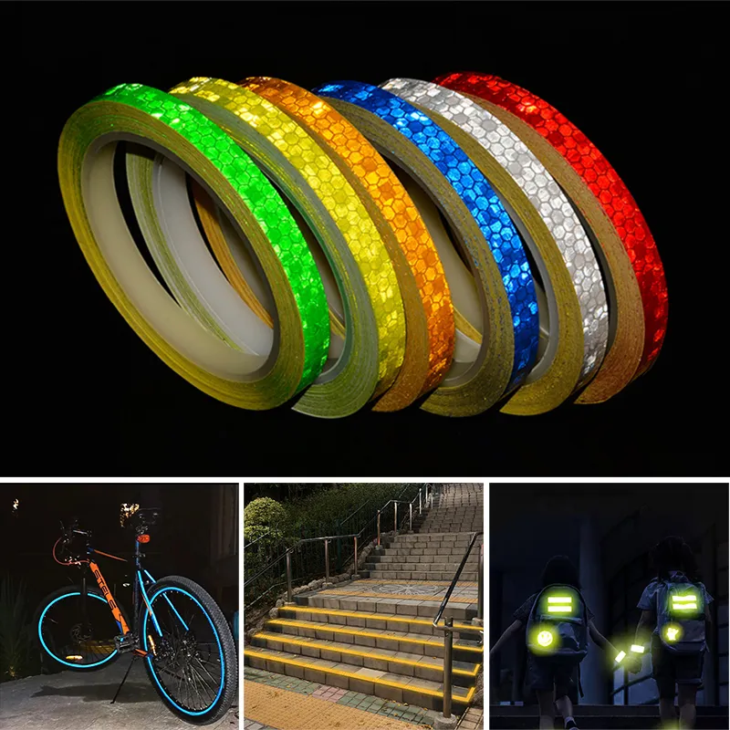 DHgate.com:Luminous DecorFluorescent Reflective Strip Film Bicycle ...
