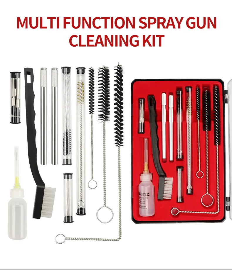 Airbrush Kit For Models 23-Piece Airbrush & Spray Gun Cleaning Kit ...