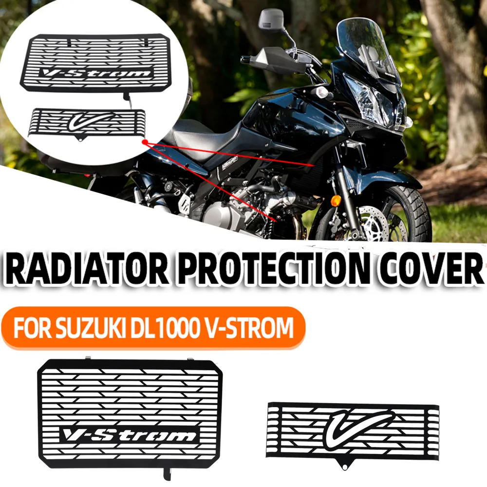 Premium Aluminum Radiator Guard Protector for Suzuki V-Strom DL 1000 ...