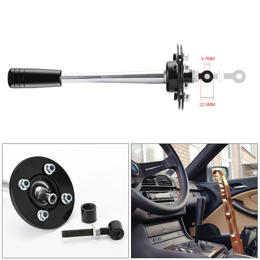 PQY Drift Tuning Adjustable Short Shifter Lever with Knob Kit for 85-10 ...