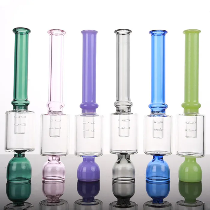 Colorful Pyrex Glass Pipes Filter Handpipes Cigarette Holder Dabber ...