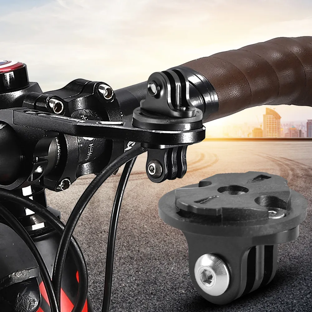 Bicycle Sports Camera Mount Holder Base Bike Front Light Bracket Adapter Aluminum Alloy Cycling ...