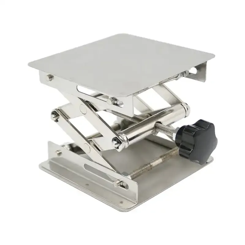 Manual Scissor Lift Lab Work Platform 200x200mm, Heavy Duty Steel ...