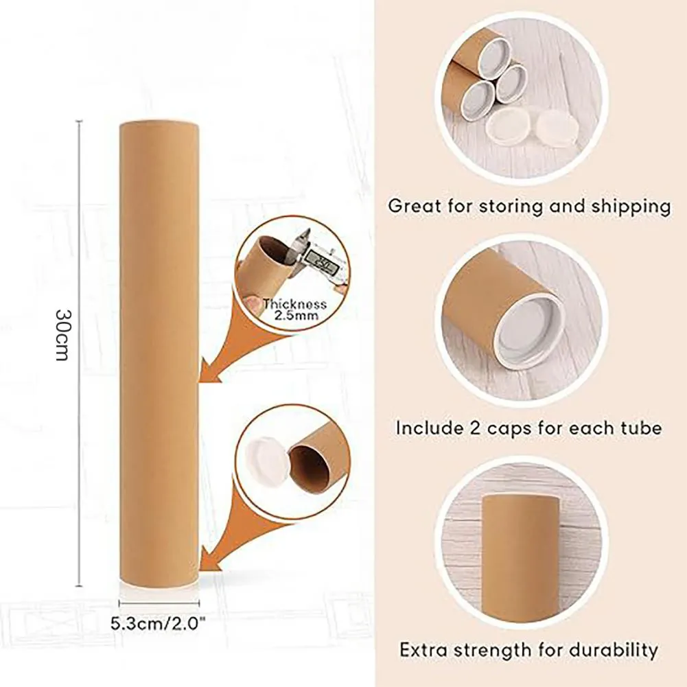 DHgate.com:Kraft Cardboard Mailing Tubes for Secure Storage and ...