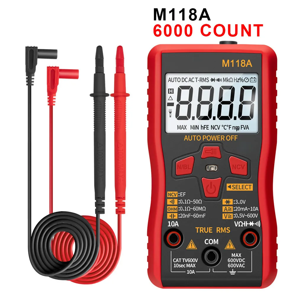 Mini Digital Multimeter Tester M118A True RMS AC/DC... From Ddmyearth ...
