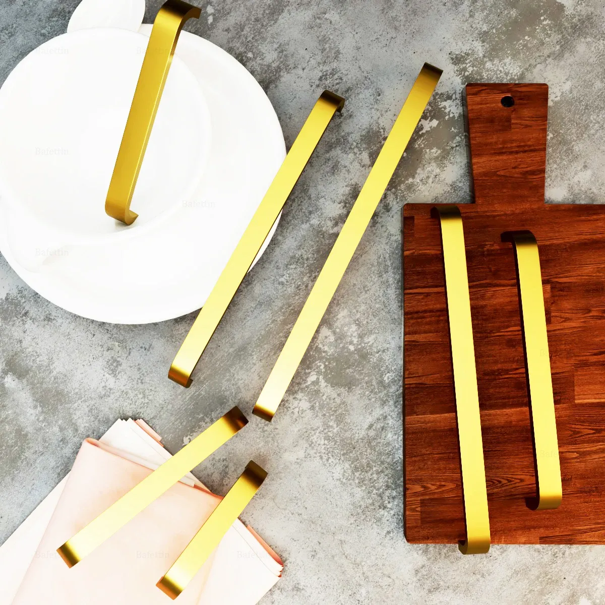 Kitchen Cabinet Knobs and Handles for Drawer Pulls Hardware 64/96/128 ...