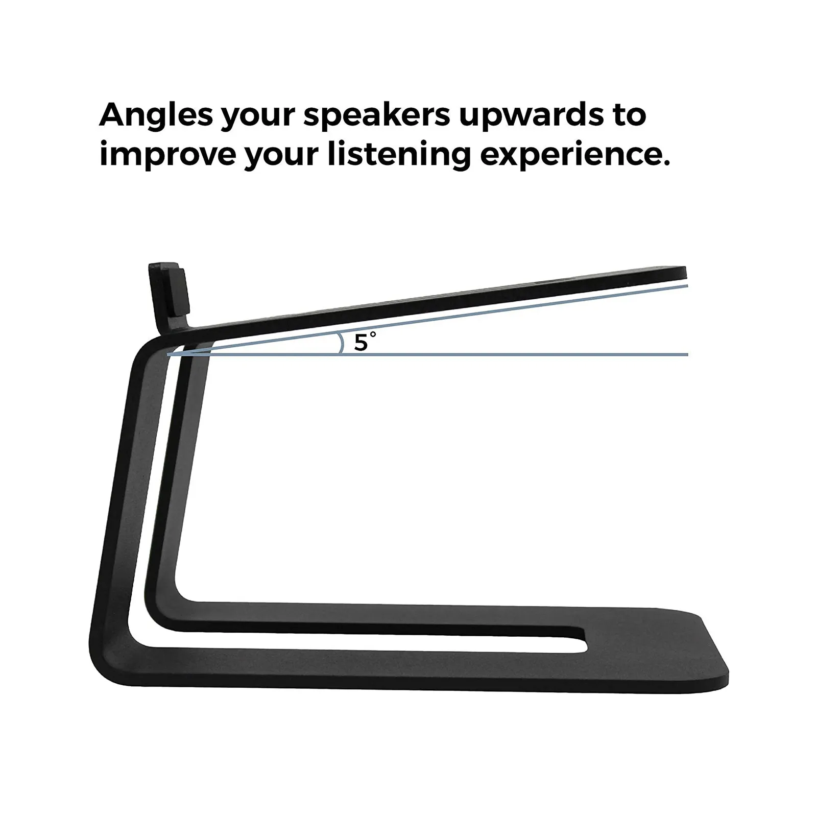 Premium Speaker Desktop Stands - Easy Install, Studio Monitor Grade ...