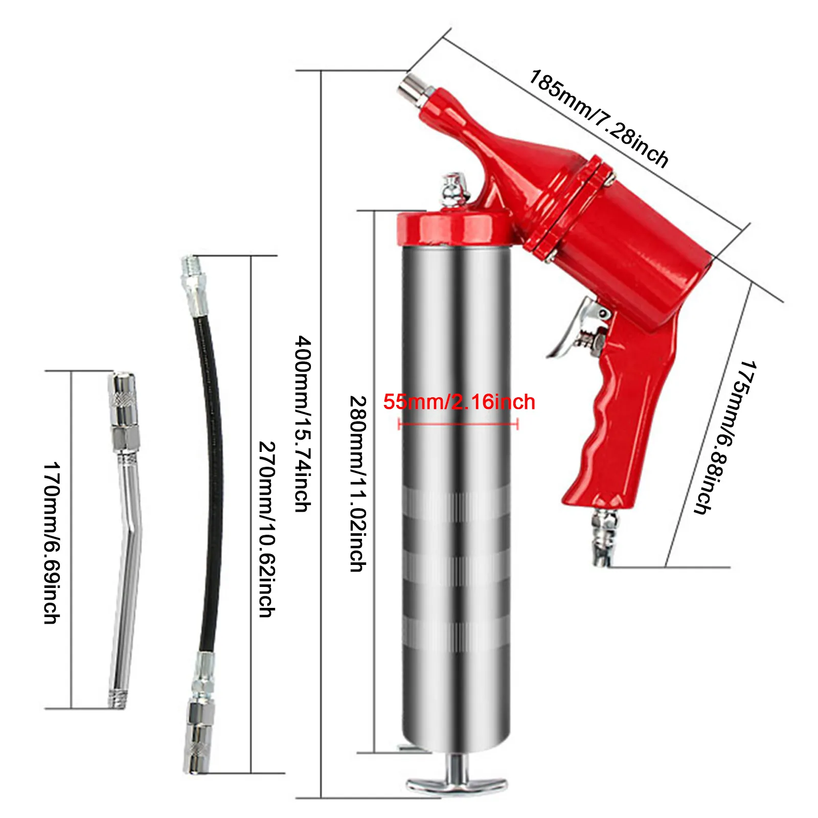 DHgate.com:400CC Pneumatic Grease Gun Portable Pneumatic Compressor ...