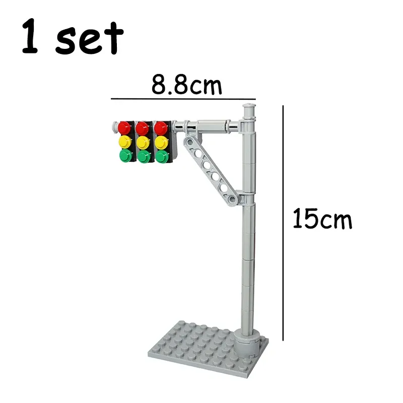 Train Tracks Toys and MOC Building Blocks: Interlocking Railway Track ...