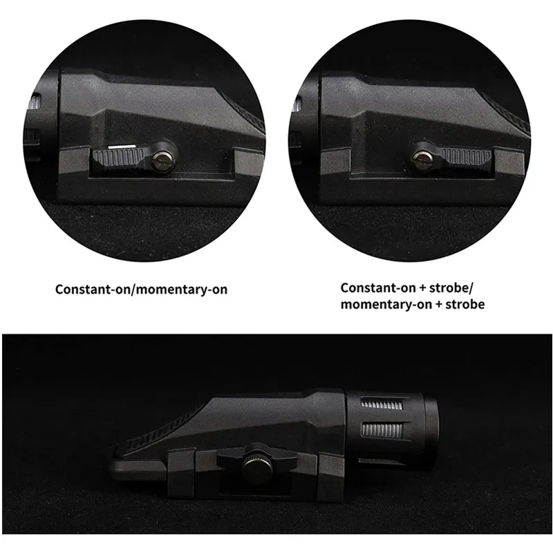 Tactical Scout Light Flashlight 3 Levels Adjustment Outdoor Dedicated ...