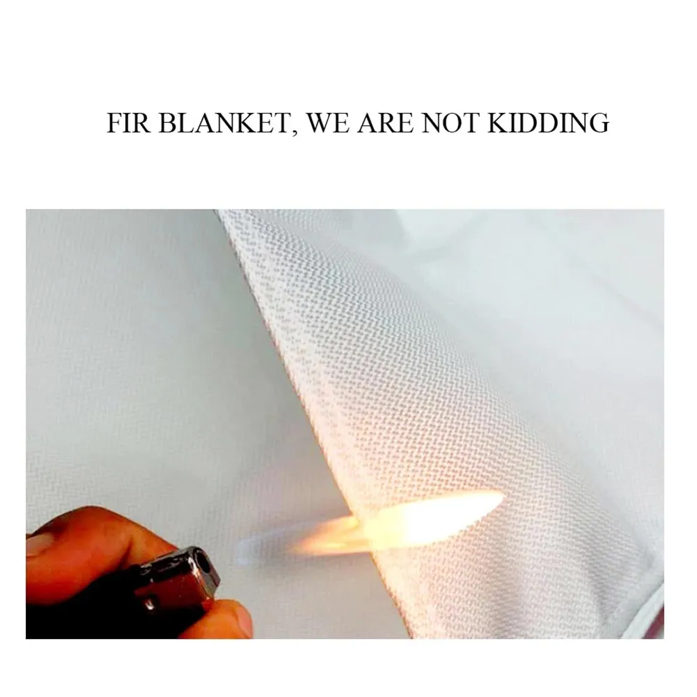 Fire Blanket Fiberglass Flame Retardant Safety Cover For Fire ...