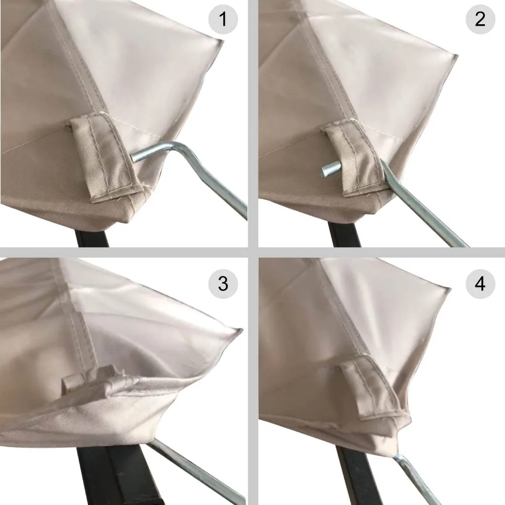 Premium Gazebo Canopy Cover: Universal 10x12 Gazebo Top Replacement ...