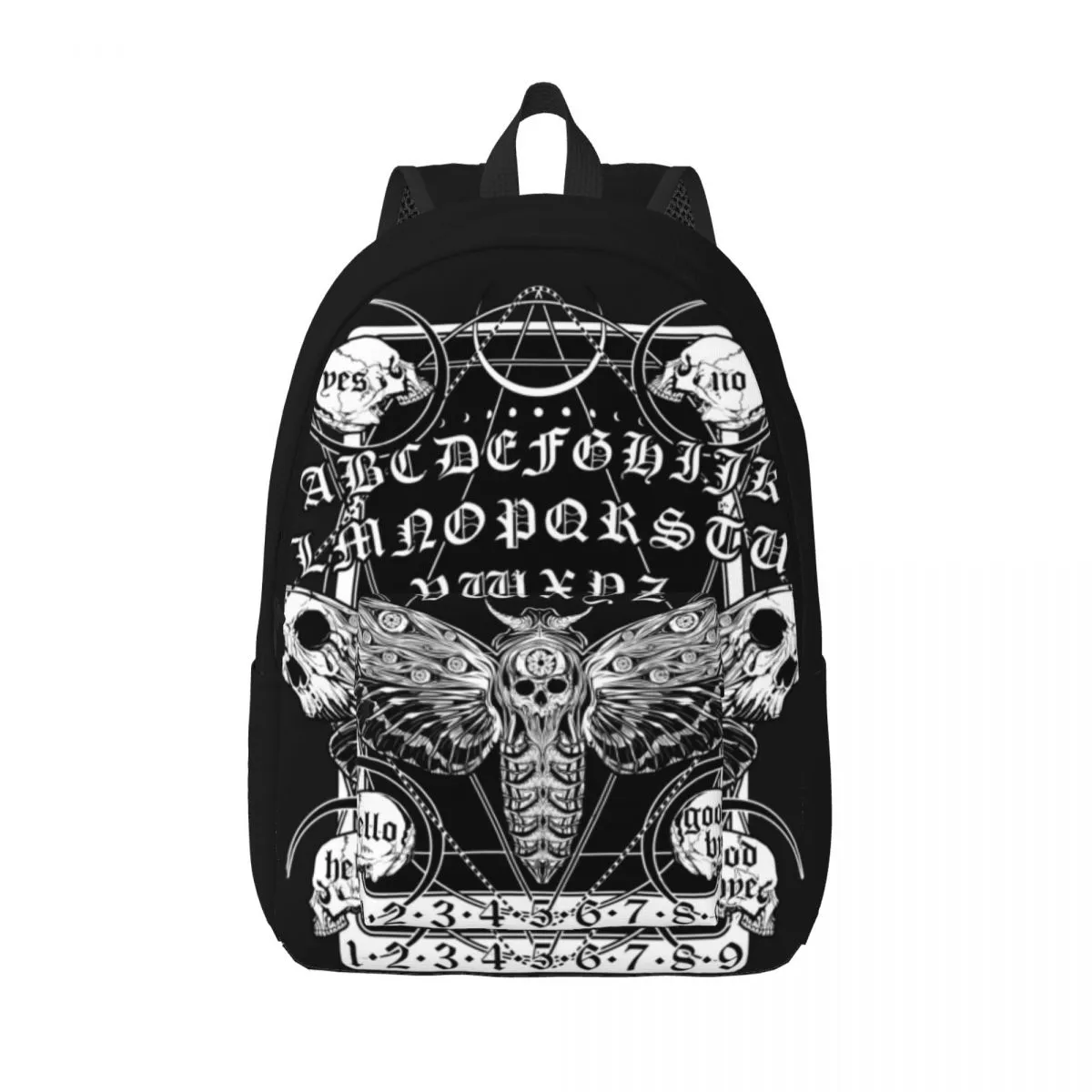 Breathable Gothic Death Moth Gothic Backpack With Spirit Skull Design ...