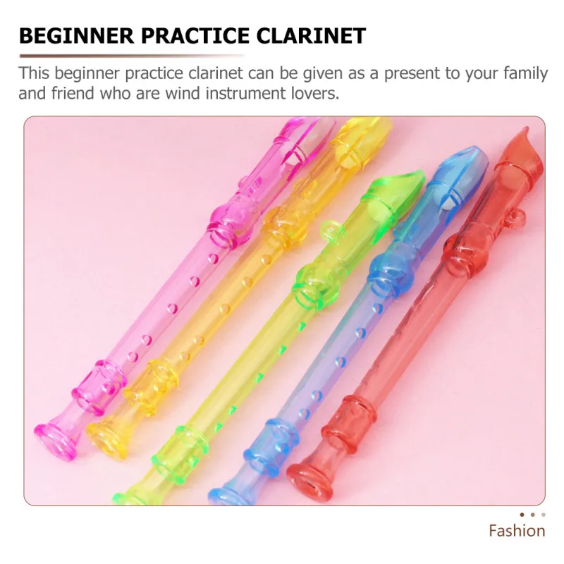 10-Pack Colorful Mini Clarinets for Kids - Plastic Music Toys from ...