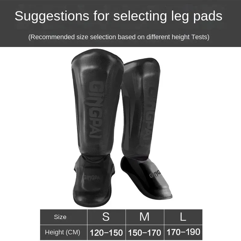 Adult Professional Kickboxing Leg Guard Ankle Protector for Muay Thai ...