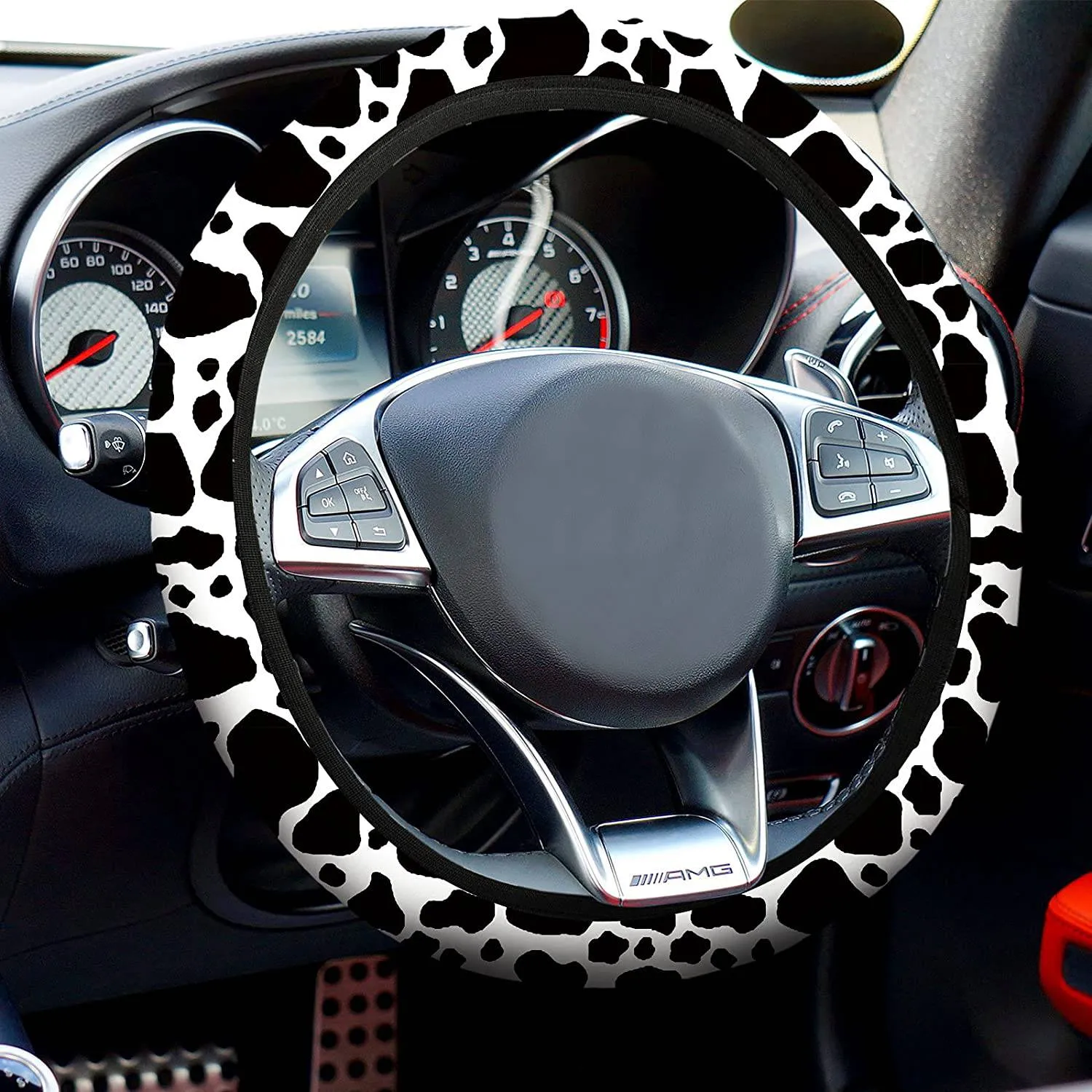 Complete Cow Print Seat Covers Kit Cow Print Steering Wheel Pads Seat Belt Pouches Floor Mats Armrest Pugs From Ddmyearth 37.84 DHgate.Com