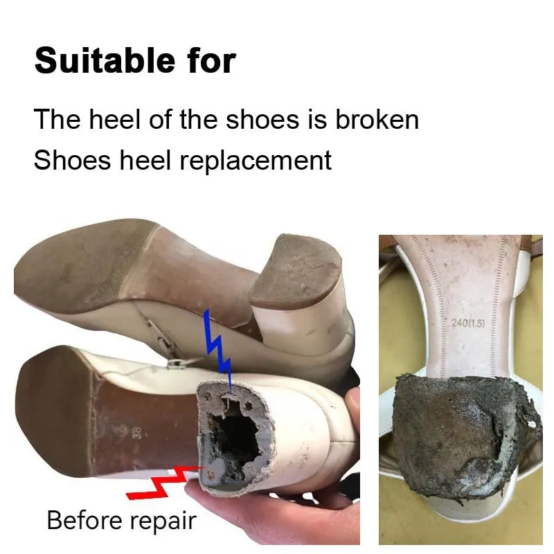 Rubber Heel Sole Pads for Women Shoes Repair Sandals Bottom Replacement ...