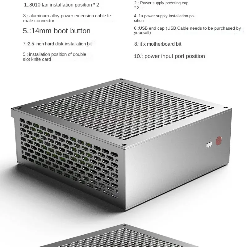 LZmod 5L Mini A24-V5 Dual-Slot Single-Display chassis monocoque with ...