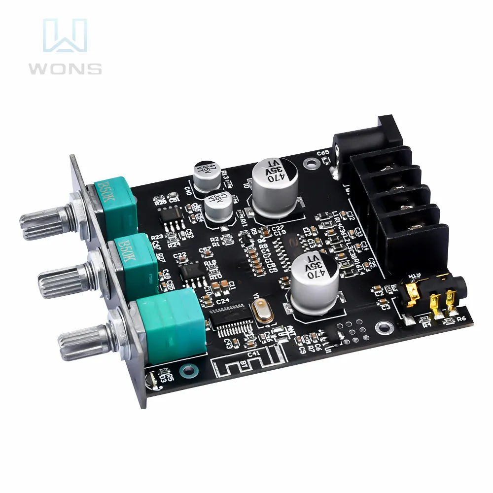 DIY Audio Amplifier Board Kit 2x50W Stereo Speaker Amplifier With ...